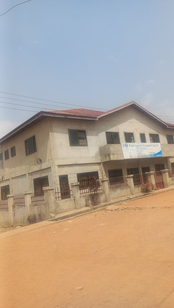 Protestan kilisesi Four Square Gospel Church, Nii Okaiman, Dünya, foto