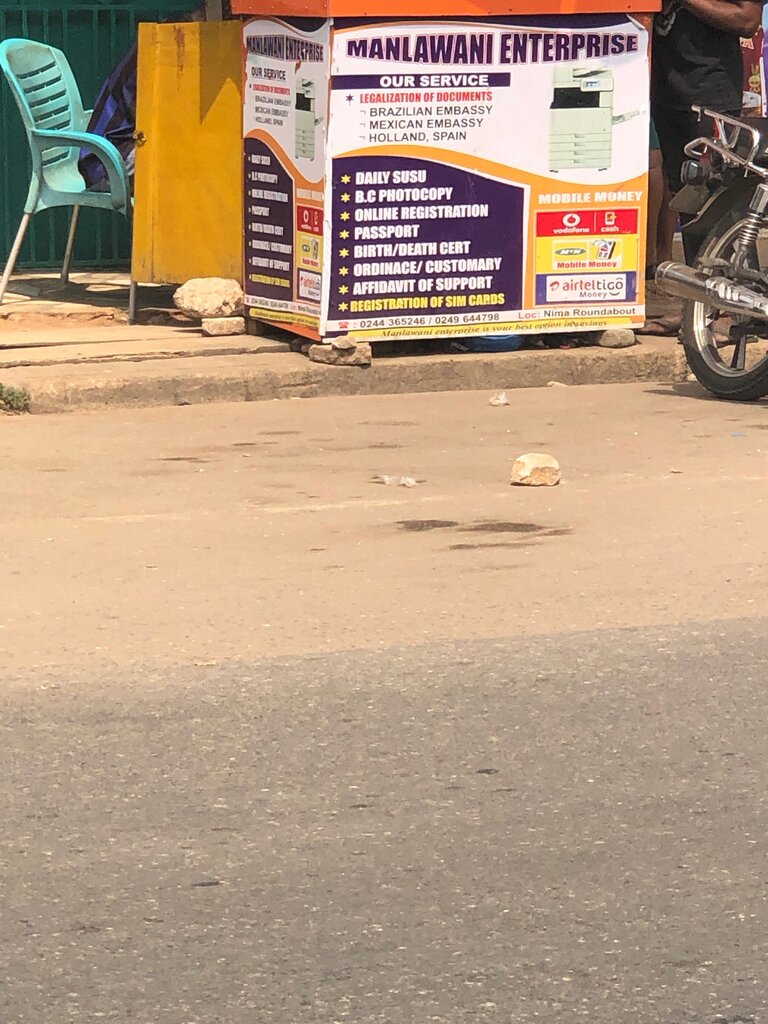 Fotokopi dükkanları Manlawani, Akra, foto