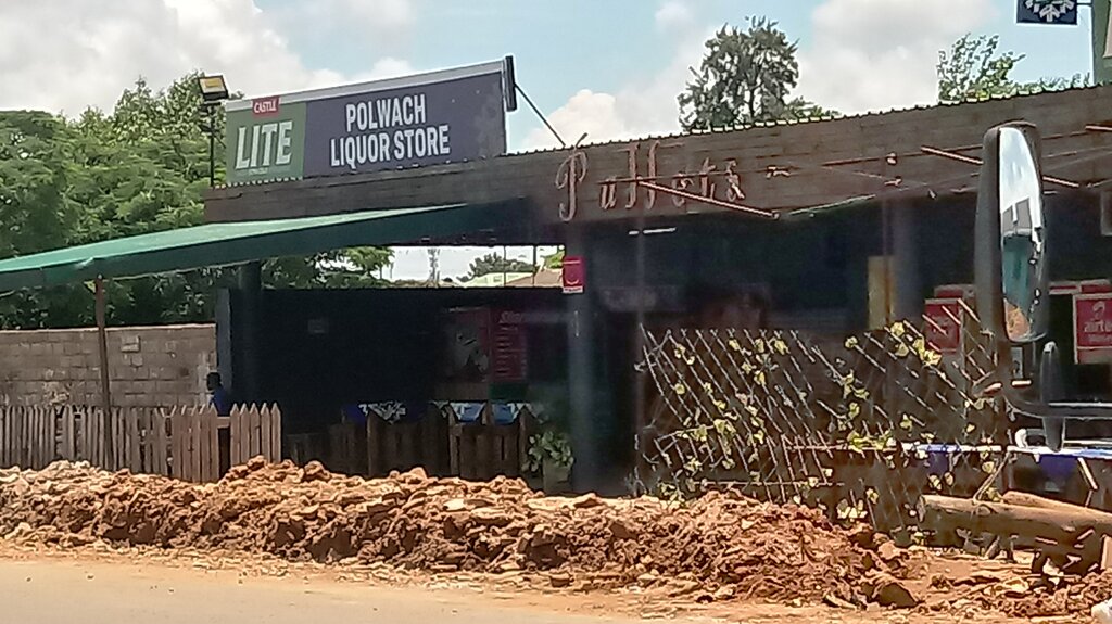 Alkollü içecekler Polwach liquor store, Lusaka, foto