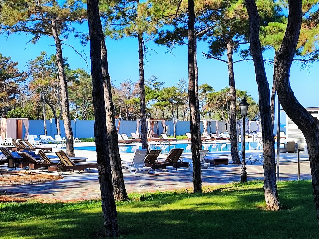 Plaj Alma Park Beach, Kırım Cumhuriyeti, foto