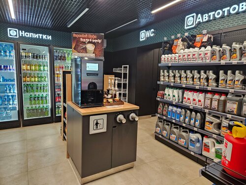 Benzin istasyonu Опти, Krasnoyarski krayı, foto