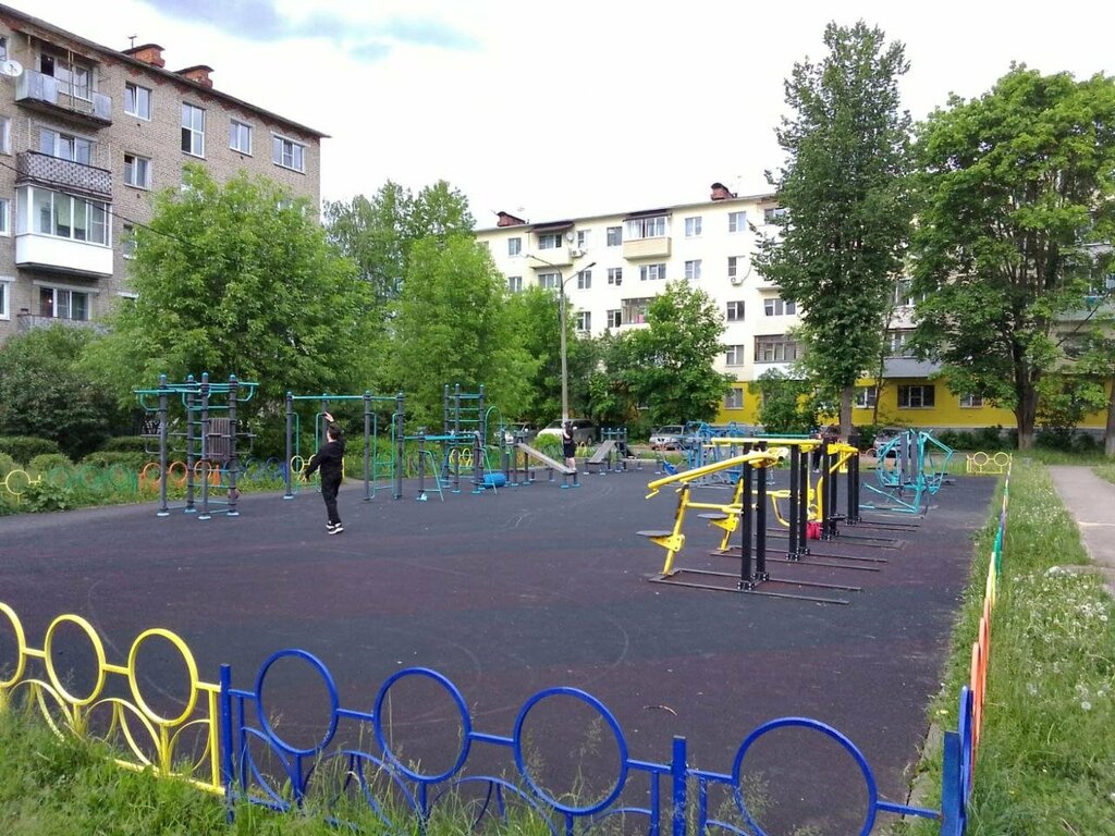 Spor alanı Площадка уличных тренажеров, Klin, foto