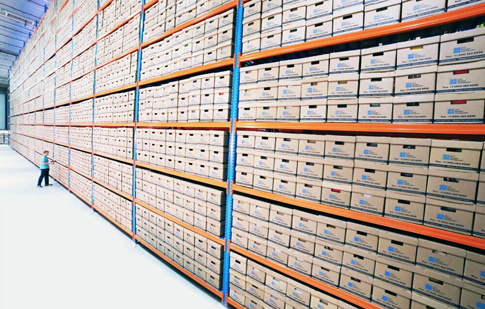 Arşivler Osg Records Management, Moskova, foto
