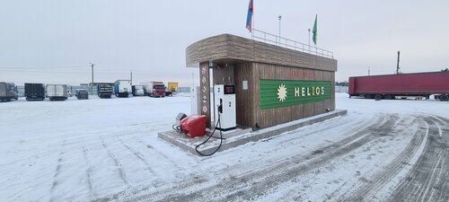 Benzin istasyonu Helios, Penzenskaya oblastı, foto