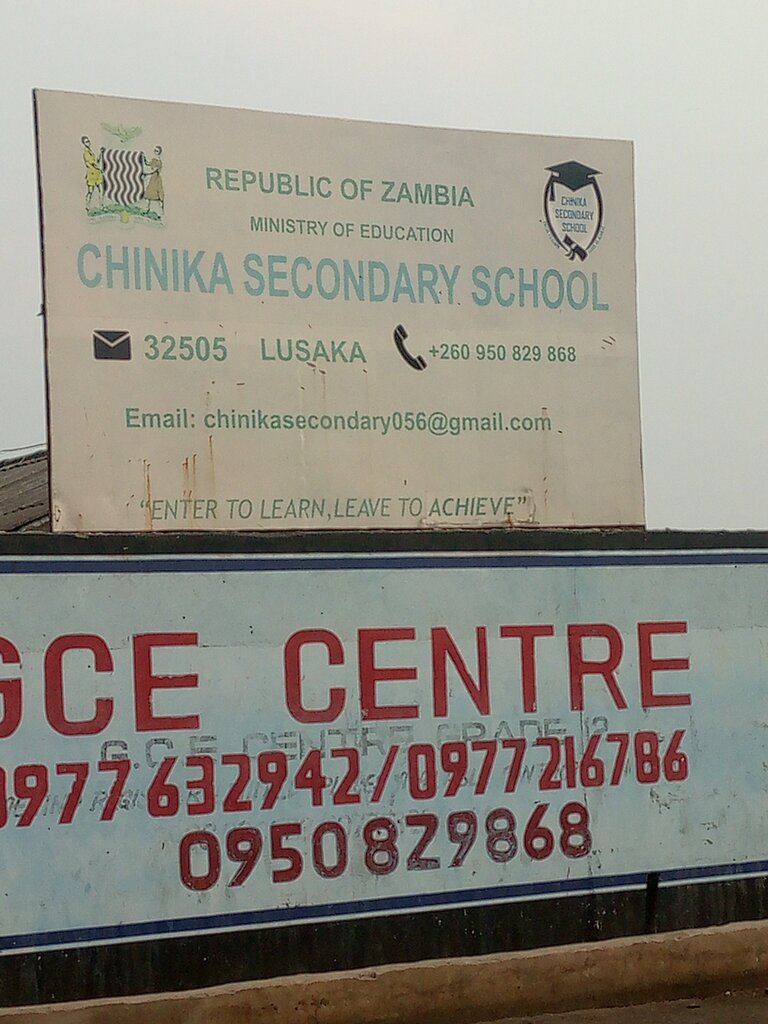 Ortaokul Chinika Basic School, Lusaka, foto