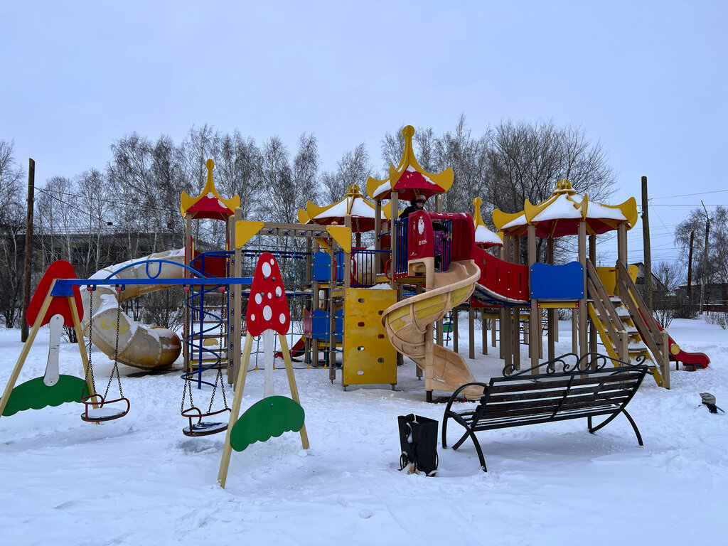 Oyun alanı Playground, Altayski krayı, foto