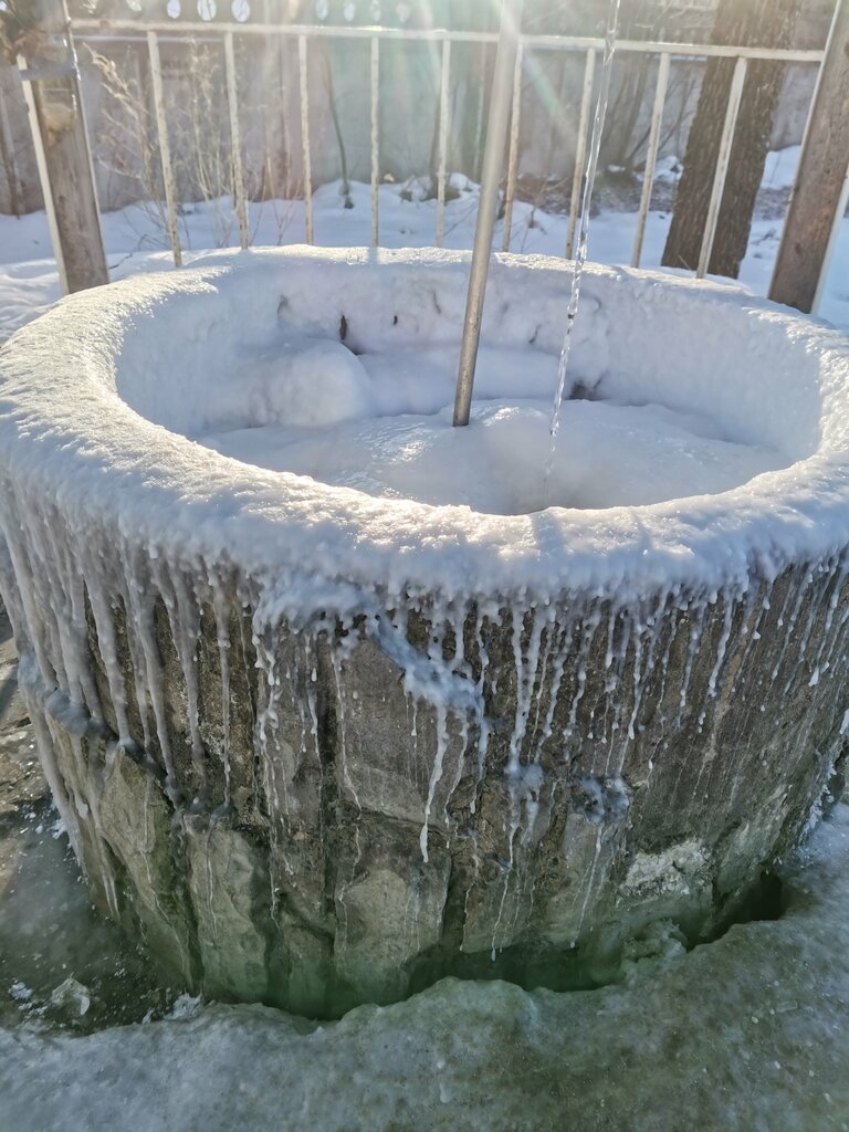 Pınar, çay Spring, stream, Elektrostal, foto