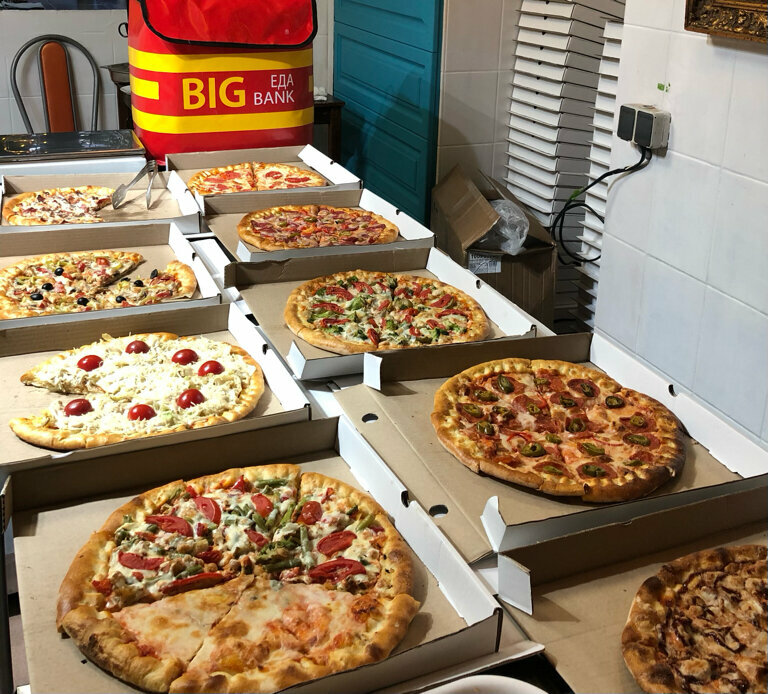 Hazır yemek teslim servisleri Транспицца, Moskova, foto