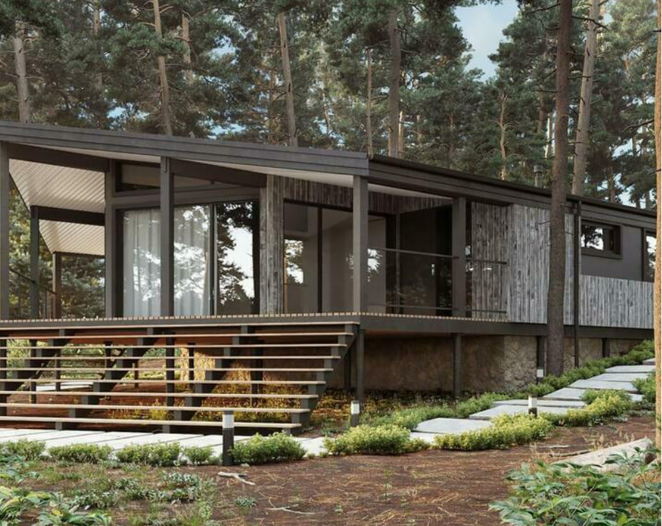 Yazlık ev inşaatı LetWood, Saint‑Petersburg, foto