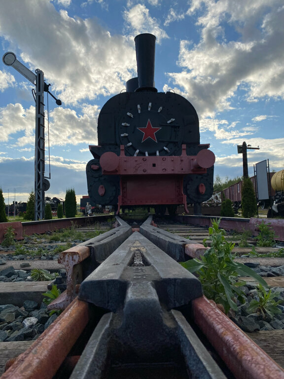 Teknoloji anıtı Паровоз Ьвн 9773, Nijni Novgorod, foto