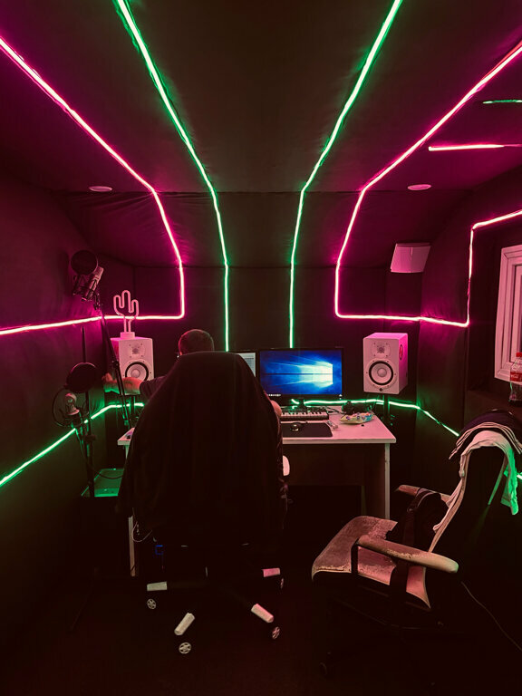 Ses kayıt stüdyoları Whole Night Studio, Moskova, foto