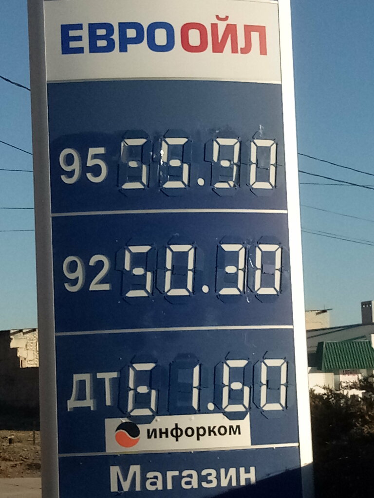 Benzin istasyonu Euro Oil, Kamyşin, foto