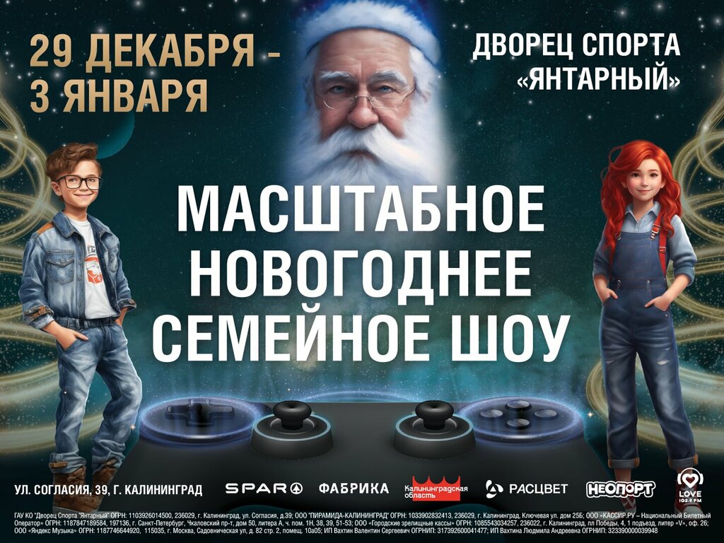 Etkinlik organizasyonu Pif and Lyra New Year's journey through worlds, Kaliningrad, foto