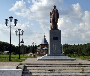 В.И. Ленин (Komi Republic, Vuktyl), anıt, heykel  Vuktyl'dan