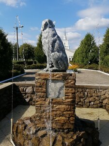 Fountain (Pskov Region, City of Dno), çeşme  Dno'dan