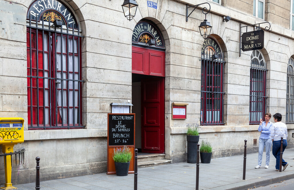 Restoran Le Dôme du Marais, Paris, foto