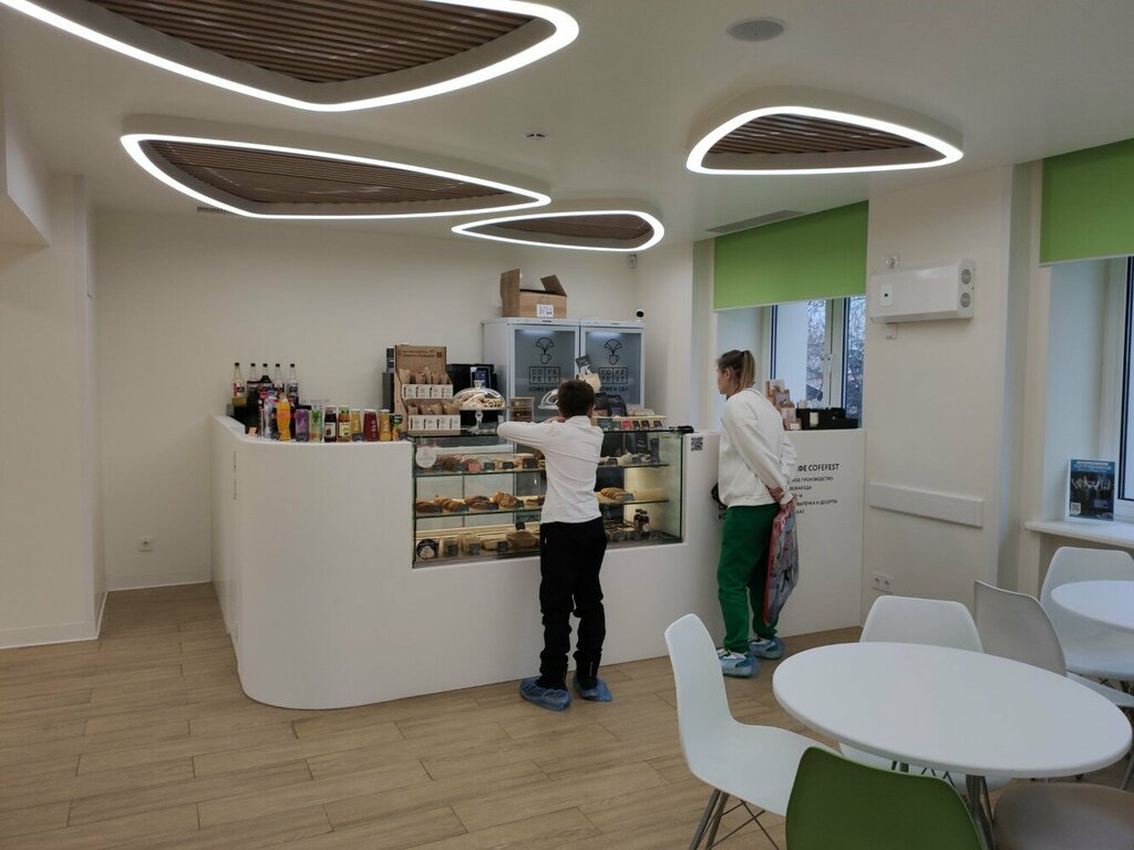 Kahve dükkanları CofeFest, Moskova, foto