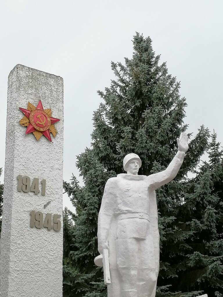 Anıt, heykel Братская могила, Donskoy, foto