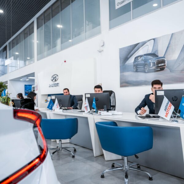 Otomobil satış galerileri Astana Motors, Hyundai Qalqaman, Almatı, foto
