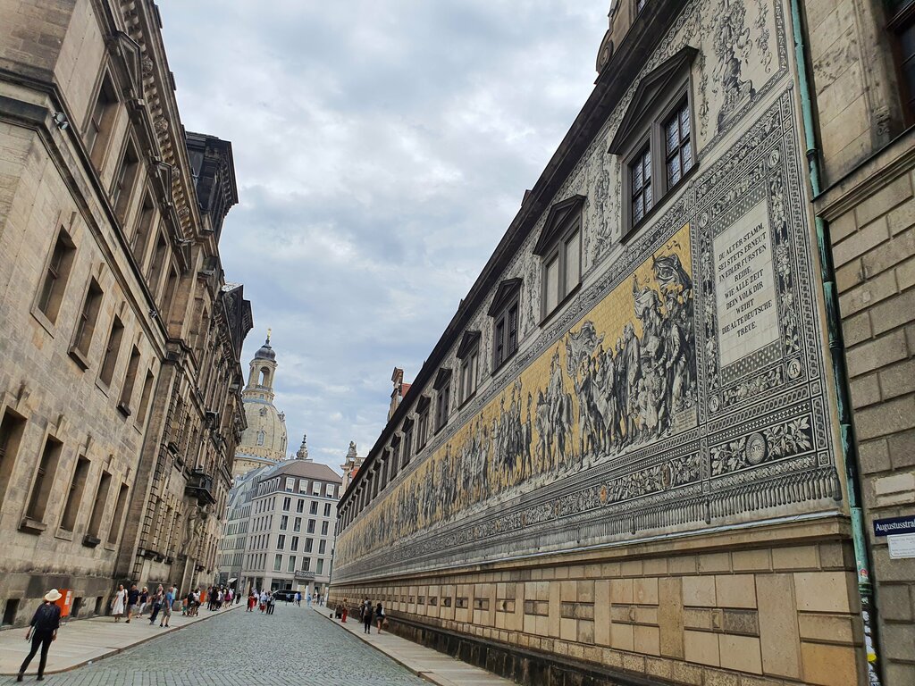 Turistik yerler Langer Gang, Dresden, foto
