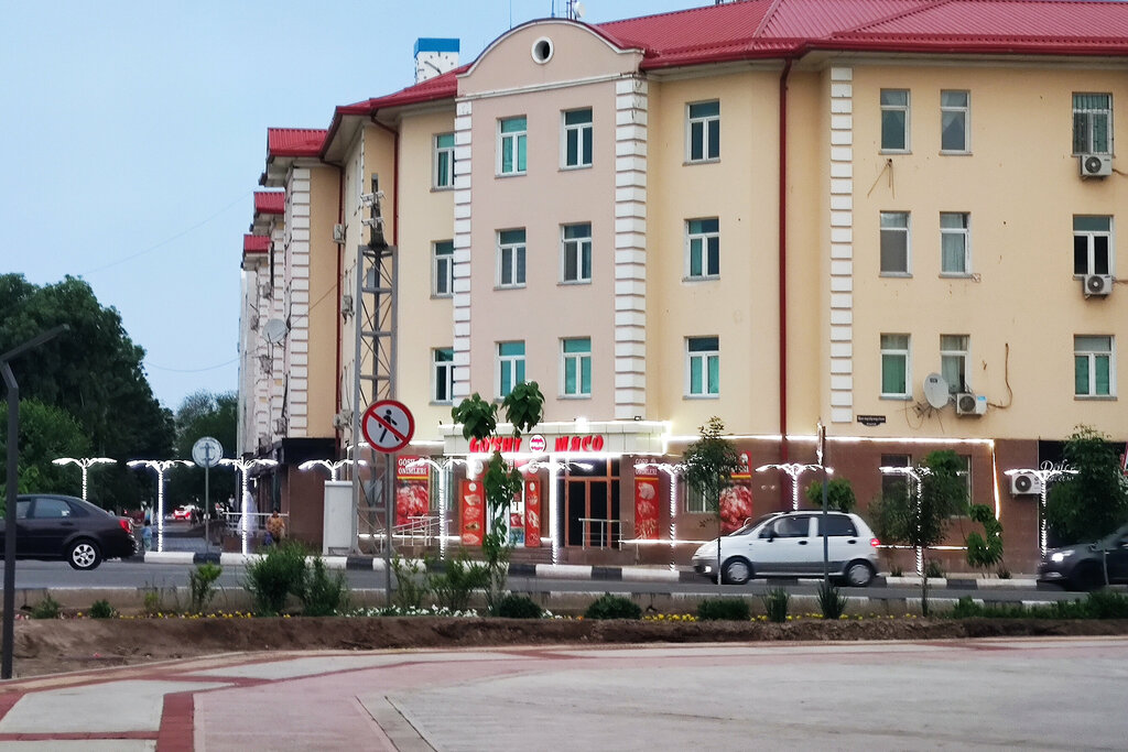 Kasap, şarküteri Goʻsh duʻkan, Nukus, foto
