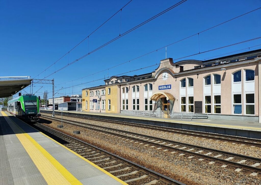 Tren istasyonu stacja Siedlce, Siedlce, foto