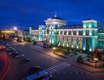 Железнодорожный вокзал г. Омска (ulitsa Lekonta No:1), tren garları  Omsk'tan