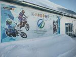 Zастава Ермака (Omsk Region, Tarskoye gorodskoye poseleniye, Tara), motosiklet okulu  Tara'dan