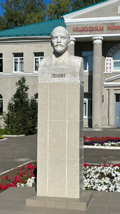 В.И. Ленин (Republic of Mari El, gorodskoye poseleniye Medvedevo, Urban-type settlement of Medvedevo, Sovetskaya Street), anıt, heykel  Mariy El'den
