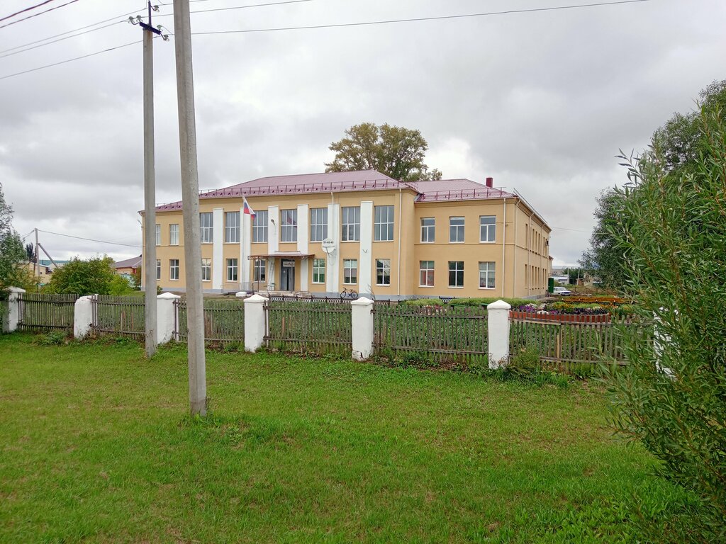 Ortaokul Mkou Odesskaya Ssh № 2, Omskaya oblastı, foto