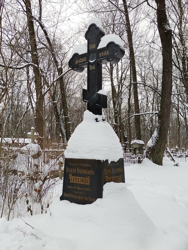 Ünlü kişilerin mezarları Тайный советник В.Г. Чубинский, Saint‑Petersburg, foto