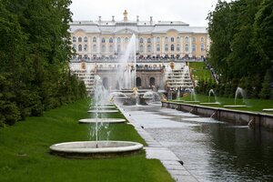 Fountain (St. Petersburg, Peterhof, Nizhniy Park, Morskaya Alley), çeşme  Peterhof'tan