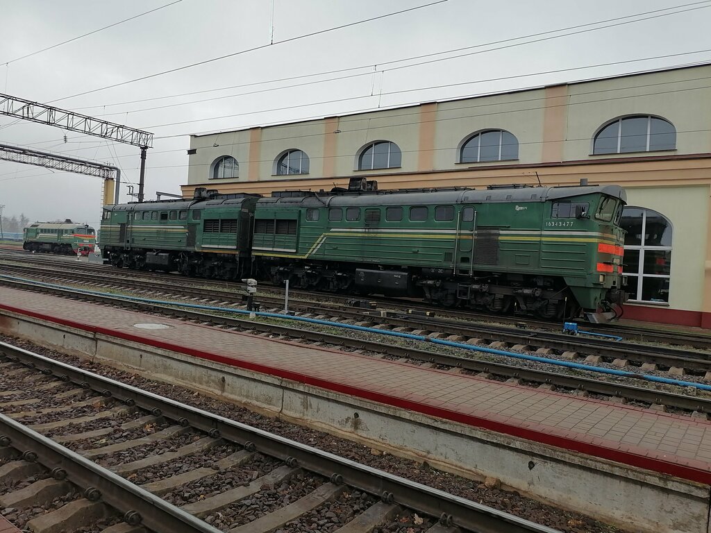 Demiryolu kargo Lokomotivnoye Depo Osipovichi Rup Mogilevskoye otdeleniye Bel Zh/d, Asipovichy, foto