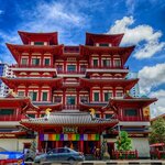 Buddha Tooth Relic Temple (Singapore, Sago Lane), pagoda  Singapur'dan