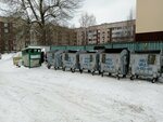 Контейнер для вторсырья (Leningrad Region, Gatchina, Roshchinskiy), ayrı çöp toplama noktası  Gatchina'dan