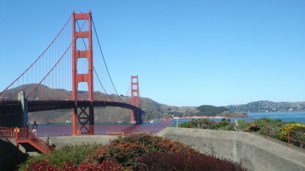 Seyir terası Golden Gate Postcard Viewpoint, San Francisco, foto