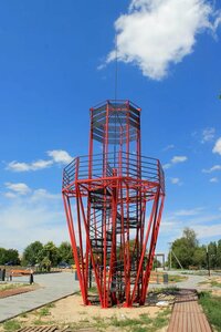 Смотровая площадка (Volgograd Region, Kalach-on-Don, mikrorayon Zavodskoy), seyir terası  Kalaç‑na‑Donu'dan