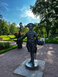 Пётр III (St. Petersburg, Lomonosov, Upper Park), park, sokak heykeli  Lomonosov'dan