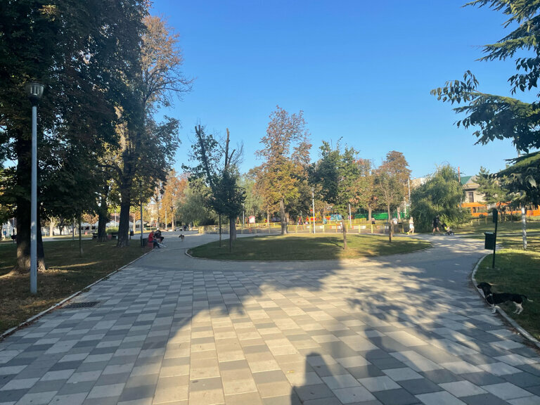 Kültür ve eğlence parkları Pančićev park, Belgrad, foto