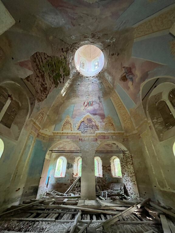 Ortodoks kiliseleri Tserkov V Polyanakh, Tverskaya oblastı, foto