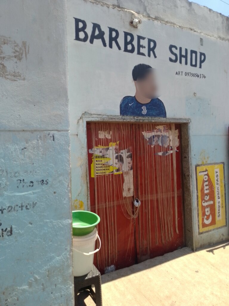 Berberler GK Barber Shop, Lusaka, foto