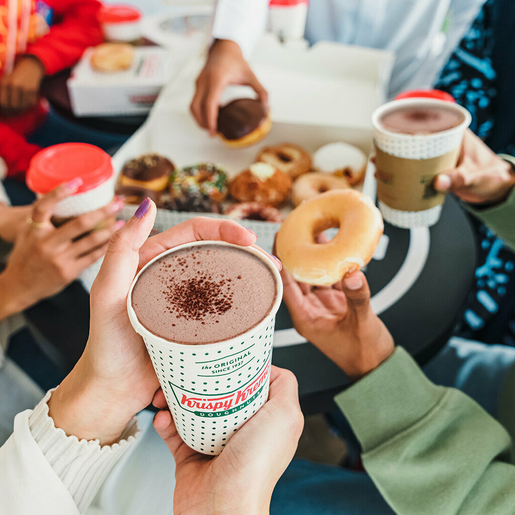 Kahve dükkanları Krispy Kreme, Dubai, foto