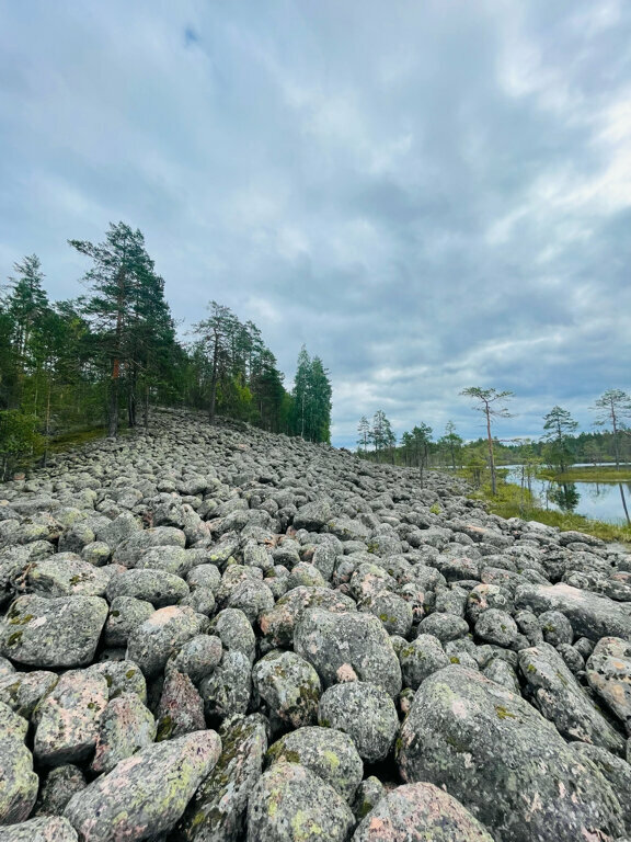 Dağ zirvesi Гора 101 метр, Karelya, foto