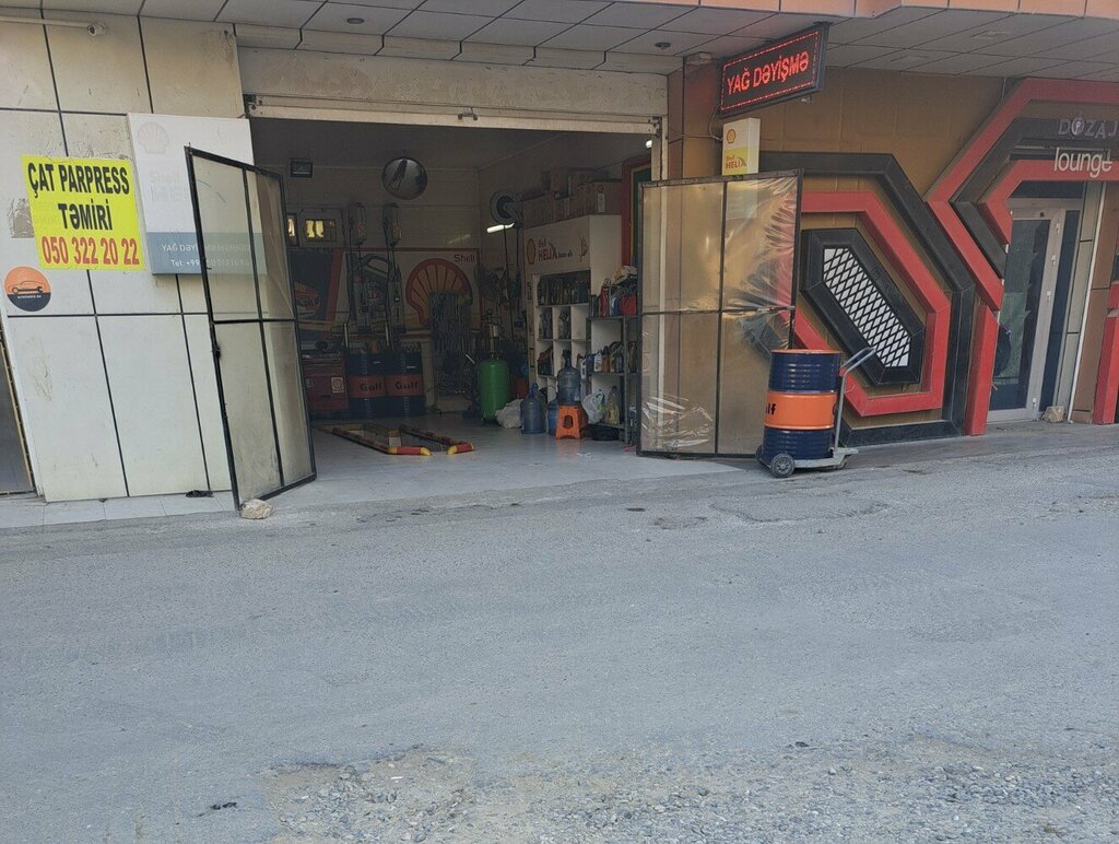 Express yağ değişim noktası Shell, Bakü, foto