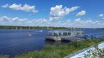 Jetty  (Moscow Region, Dubna, Komsomol'skaya Embankment), i̇skele  Dubna'dan
