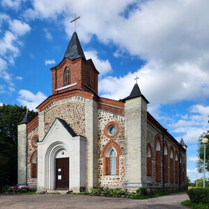 Church of the Parish of Gubanitsa (Leningrad Region, Volosovskiy rayon, Klopitskoye selskoye poseleniye, derevnya Gubanitsy), protestan kilisesi  Saint‑Petersburg ve Leningradskaya oblastından