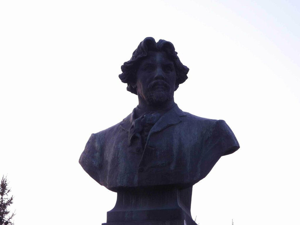 Anıt, heykel Василий Иванович Суриков, Krasnoyarsk, foto