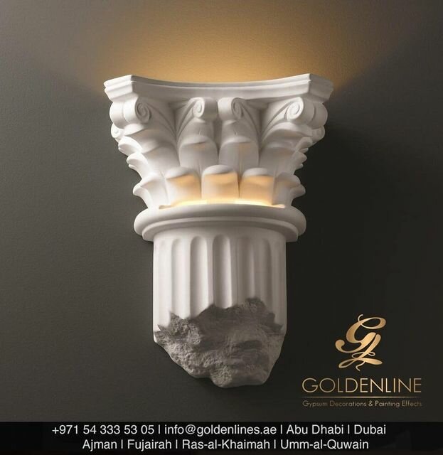 i̇ç mimarlık firmaları The Golden Line Gypsum Works, Abu Dabi, foto