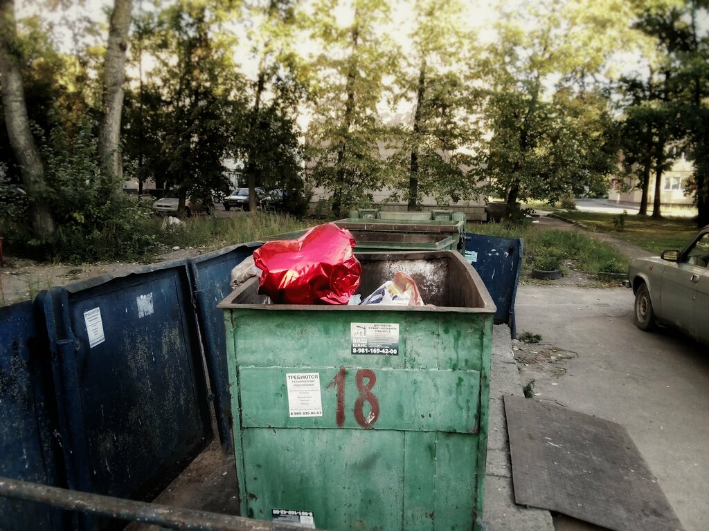 Çöp alanları Trash and garbage disposal area, Velikiy Novgorod, foto