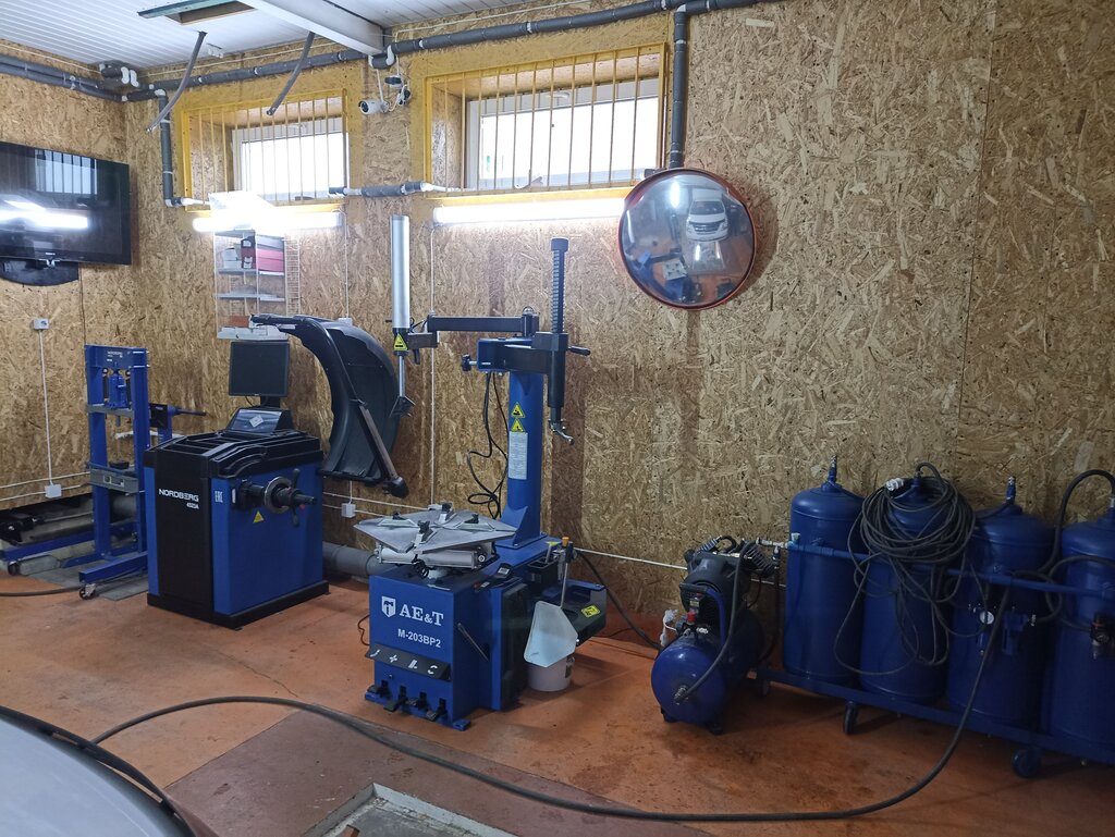 Oto lastik tamiri Шиномонтаж, Brianskaya oblastı, foto